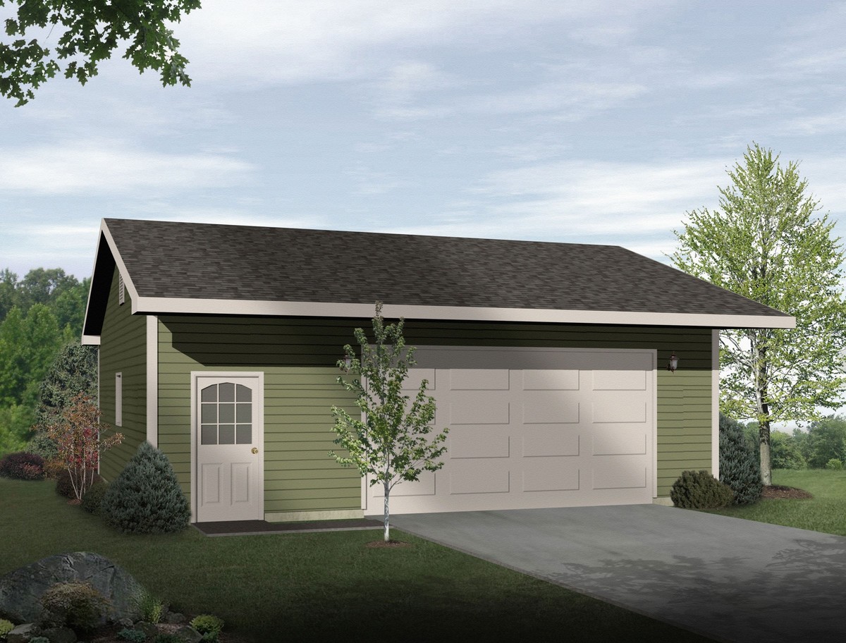 Simple Standalone Garage - 2219SL | Architectural Designs - House Plans