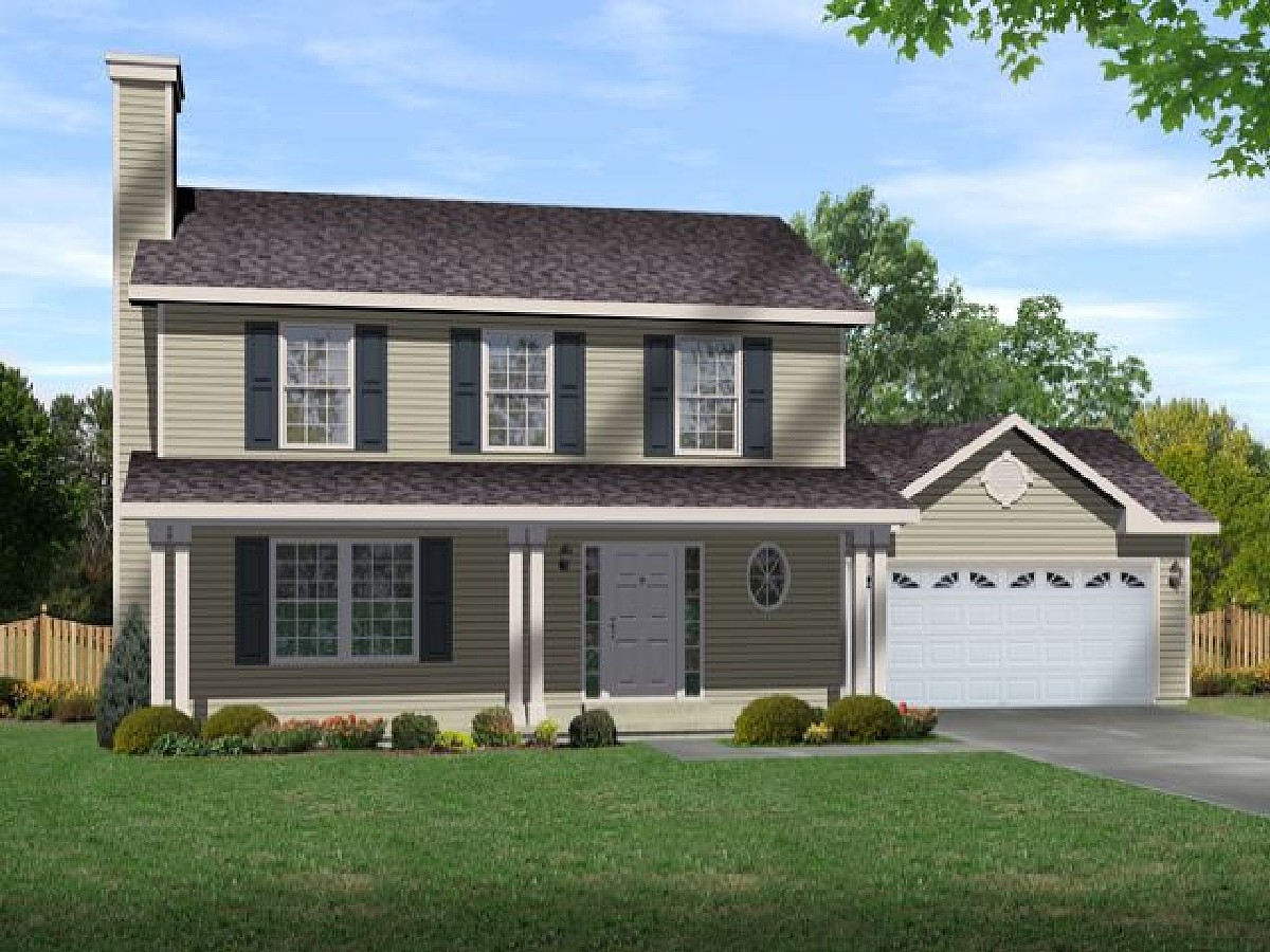 Plan 2297SL: Appealing 2-Story House Plan