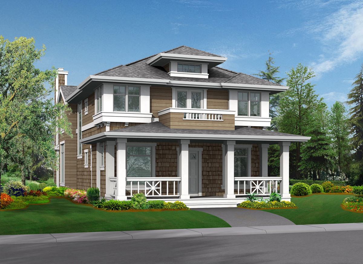 Perfect for Narrow or Alley Lots - 23090JD | Architectural Designs ...
