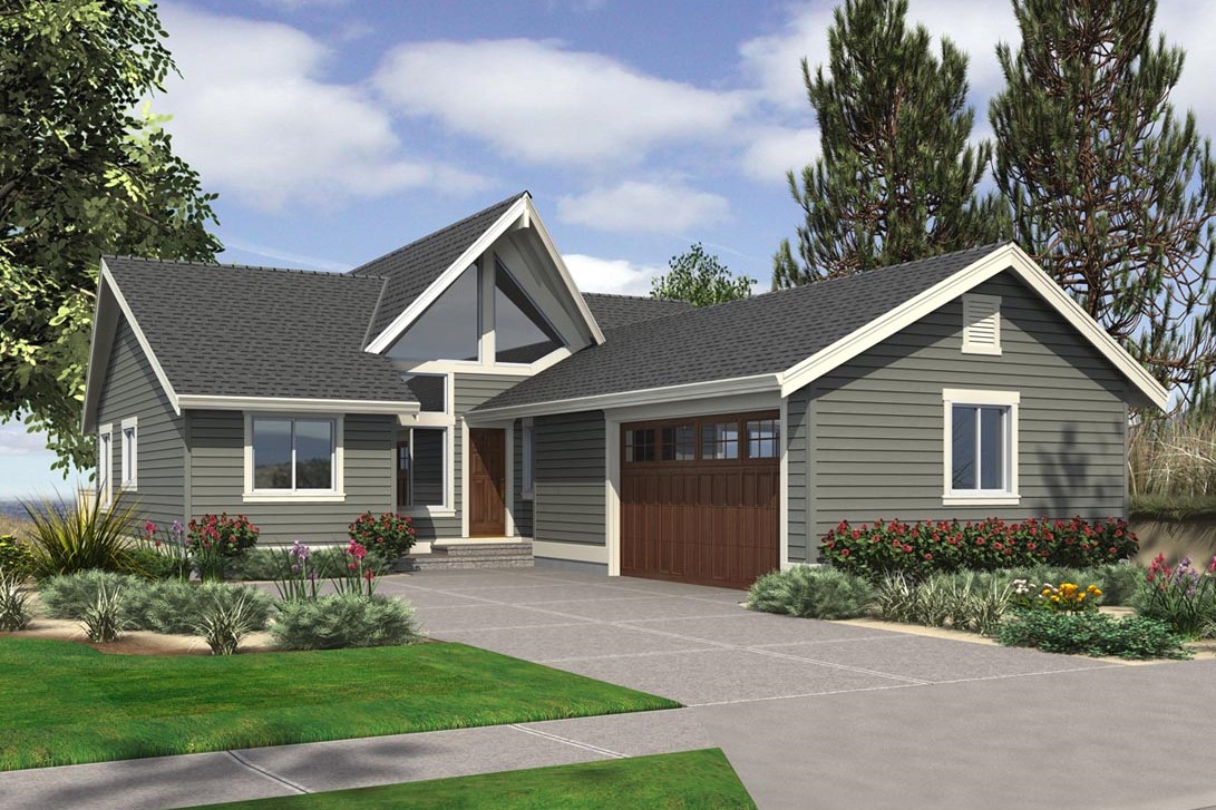 Plan 23391JD: Dramatic Views for Hillside Lot