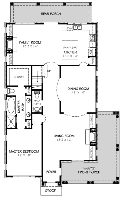 Front Porch Floor Plans