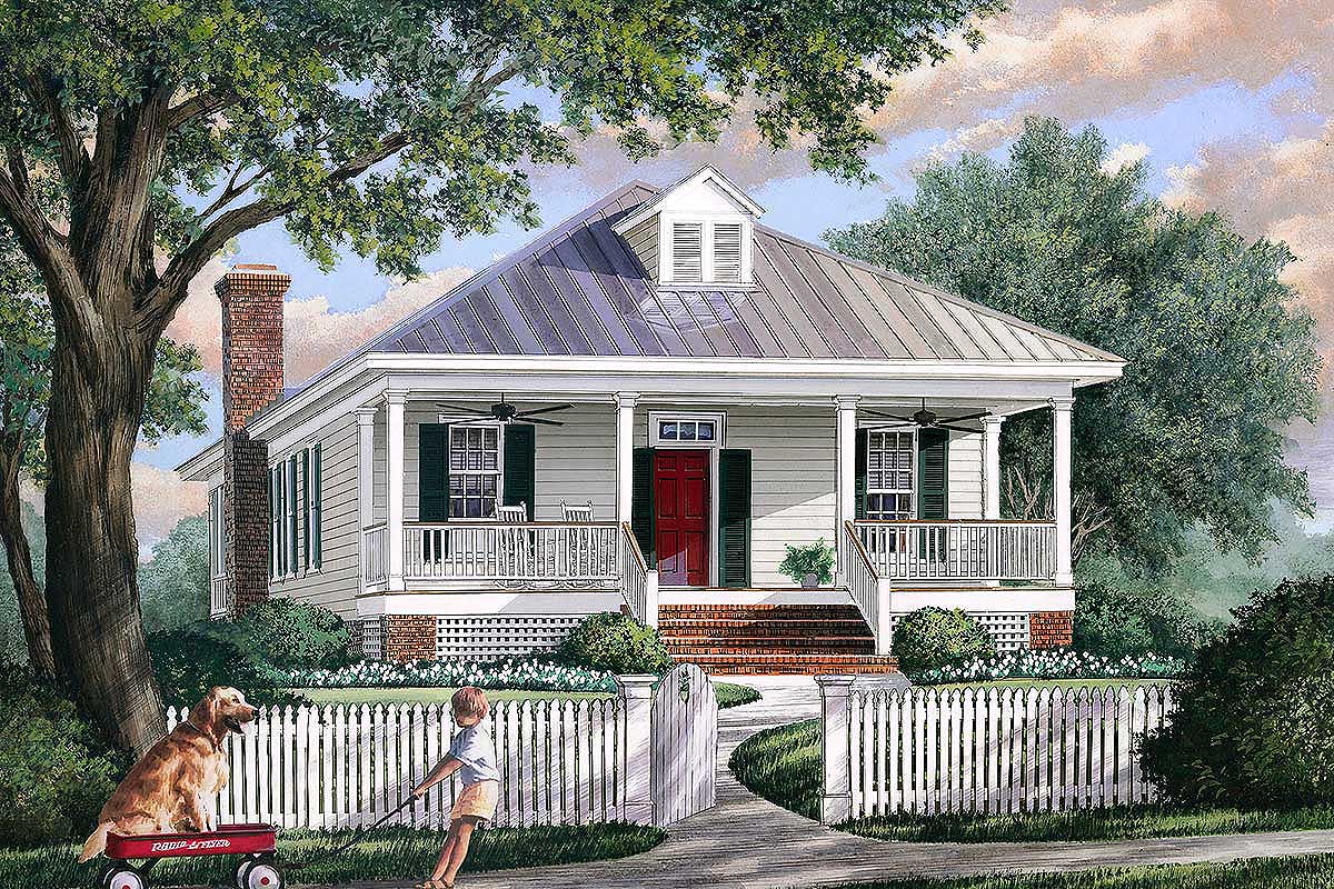 Southern Charm - 32402WP | Architectural Designs - House Plans