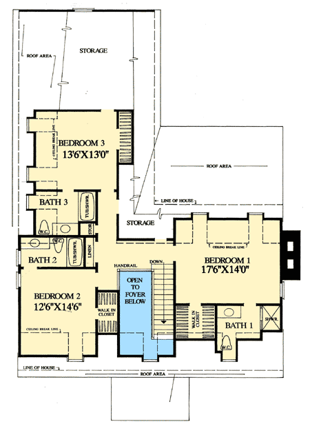 Plan 32454WP: Secluded Master Suite