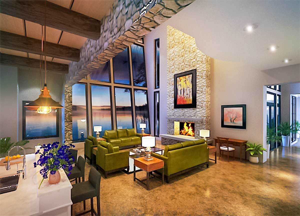 Dramatic Northwest Home with Contemporary Styling - 12945KN ...