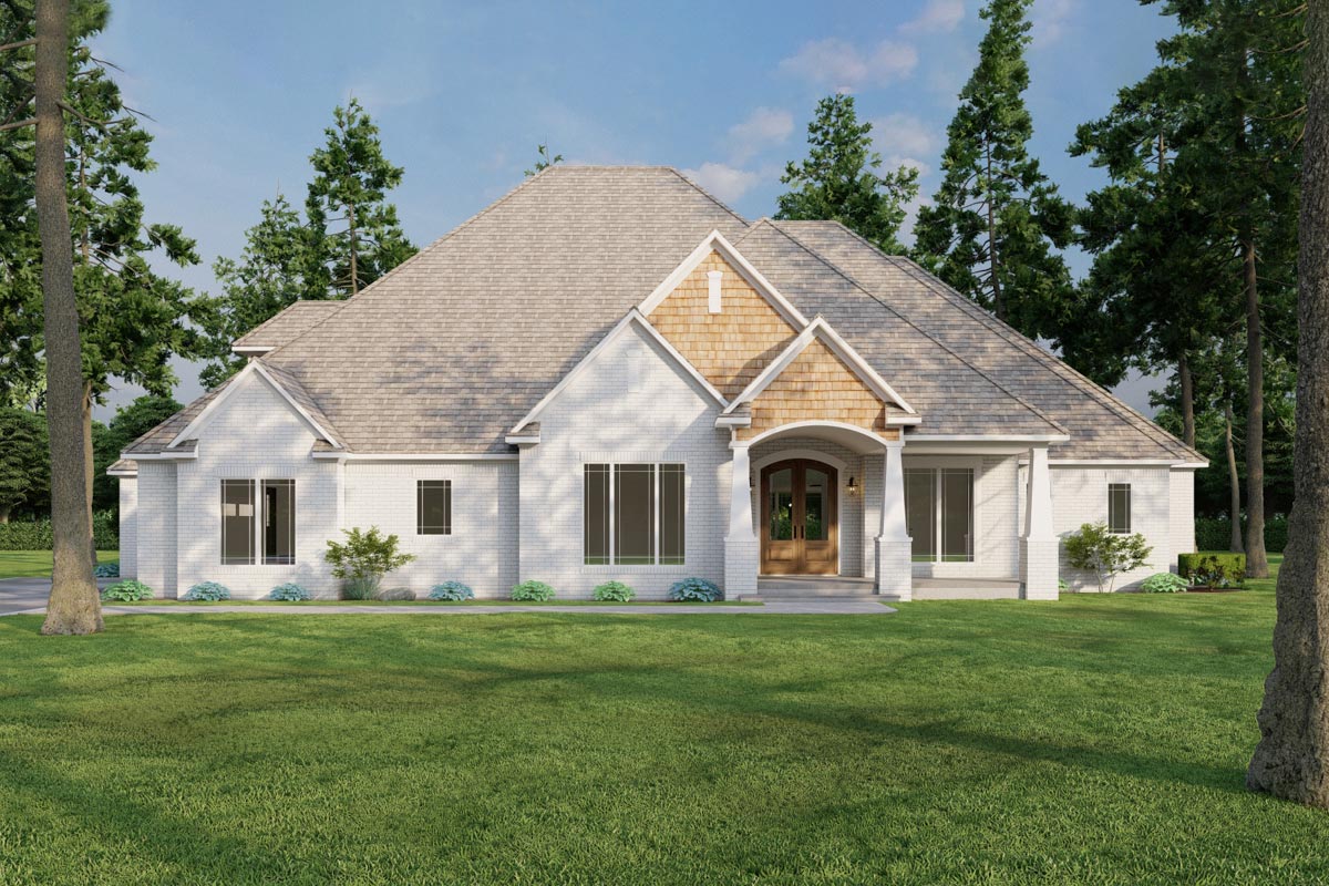 Plan 70528MK: 4 Bed Southern Home Plan with Rustic Elegance