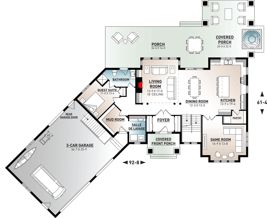 Plan 22463DR: Handsome Craftsman House Plan