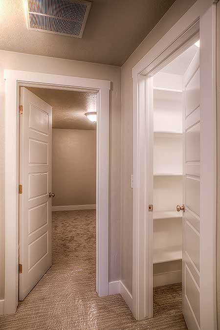 Expandable House Plan with Alley-Entry Garage and Deck over Entry ...