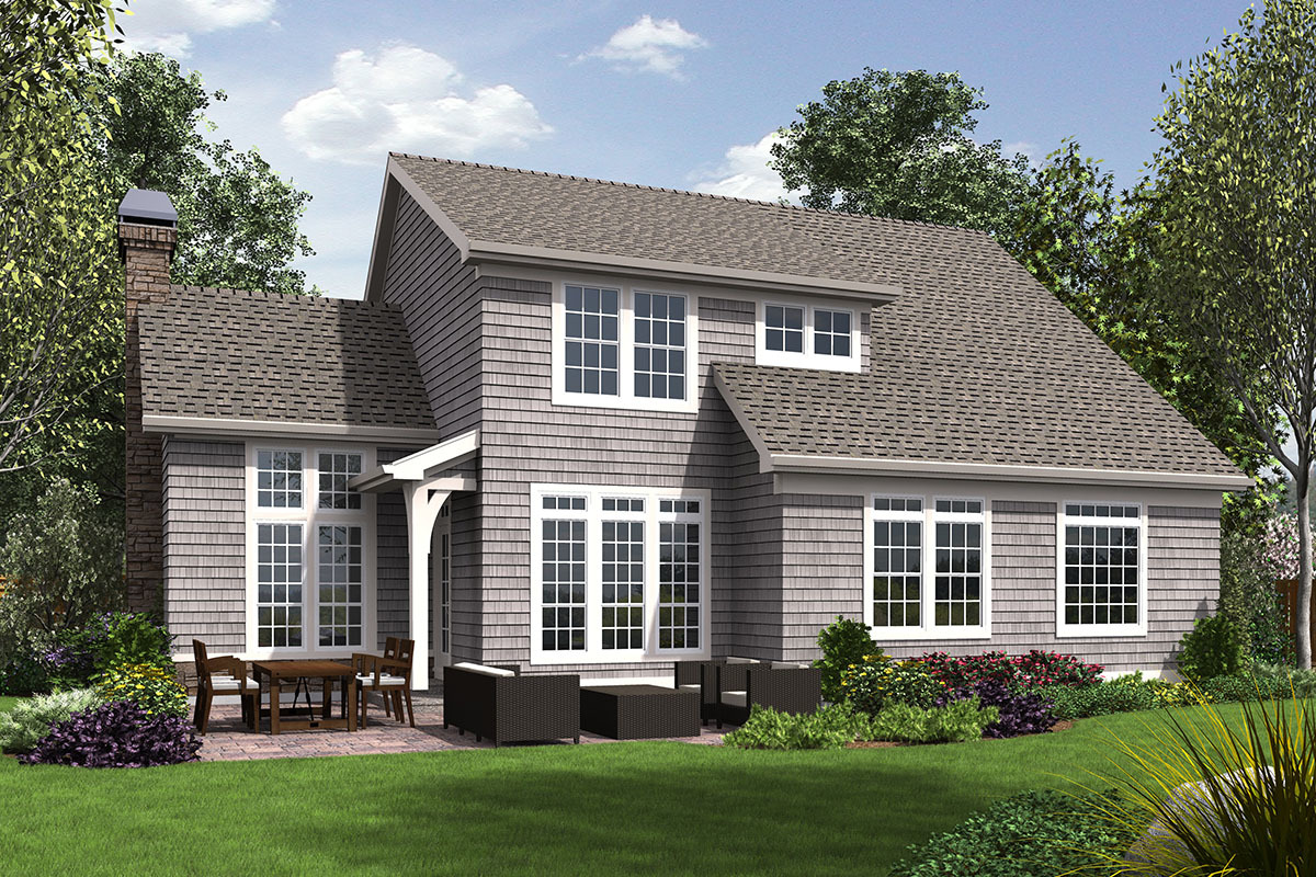 Bright and Airy Traditional House Plan - 69646AM | Architectural ...