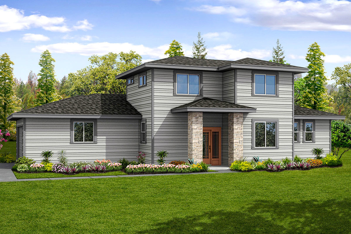Open Concept Contemporary House Plan - 72871DA | Architectural Designs ...