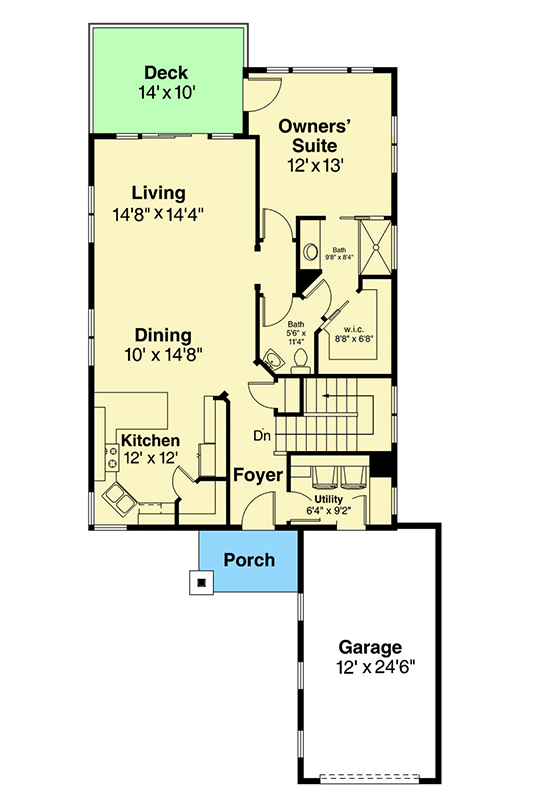 Plan 72877DA: Cozy Cottage with Finished Lower Level