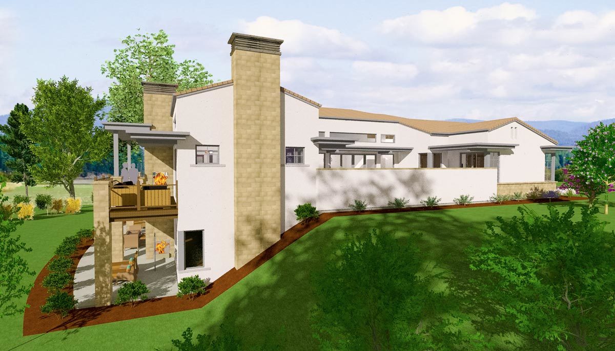 Contemporary House Plan with Optional Finished Lower Level - 64436SC ...