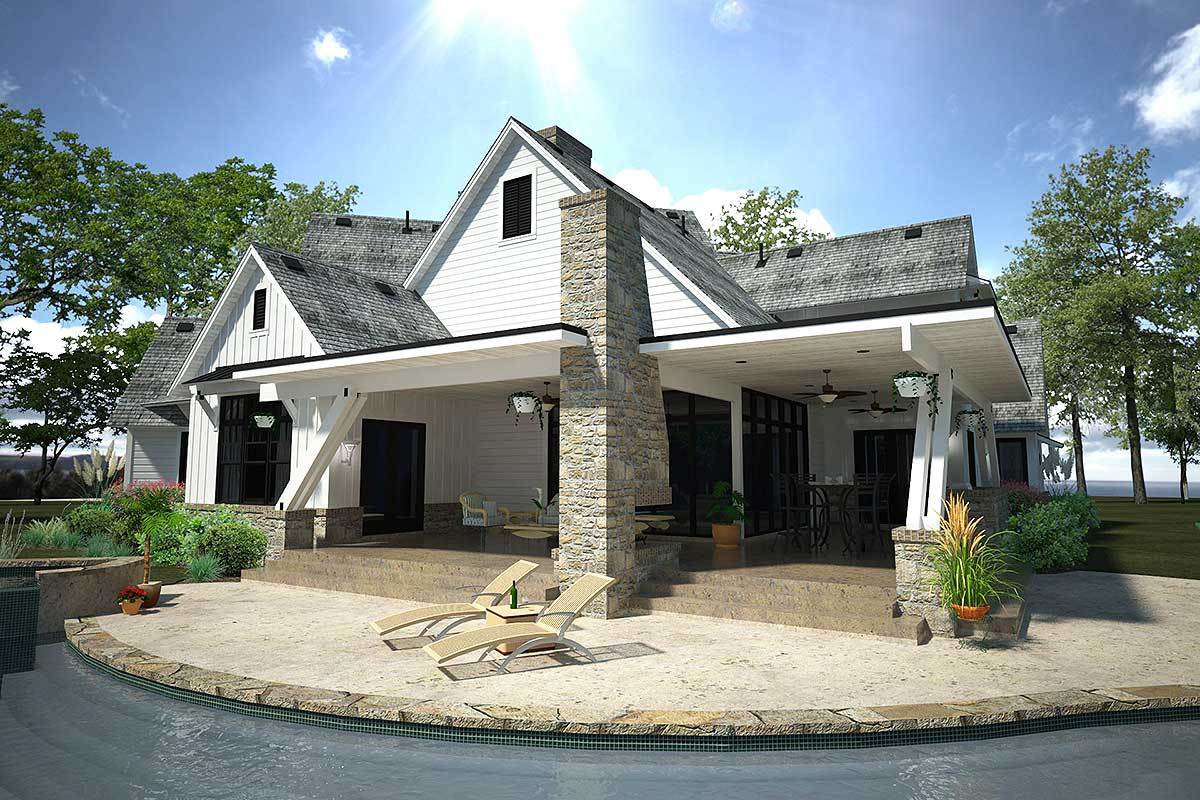 Exciting Farmhouse House Plan with Game Room - 16897WG | Architectural ...