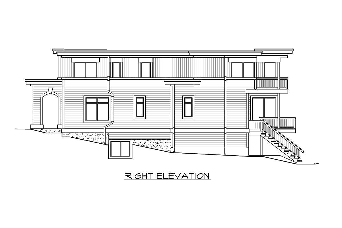 Tri-Level Northwest House Plan - 23690JD | Architectural Designs ...