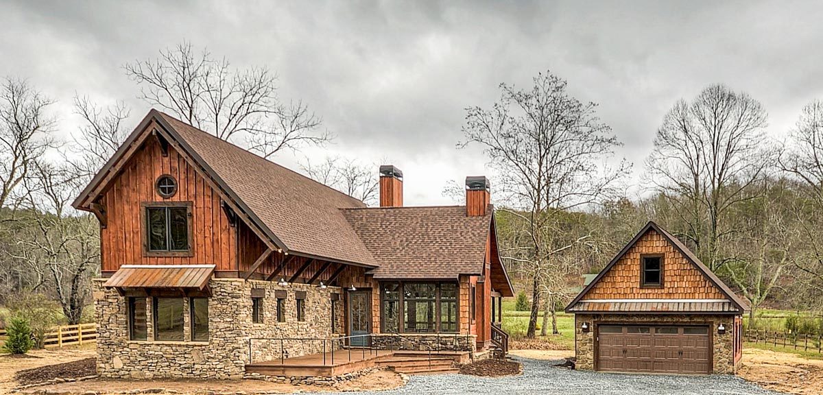 Rustic Mountain Getaway - 18767CK | Architectural Designs - House Plans