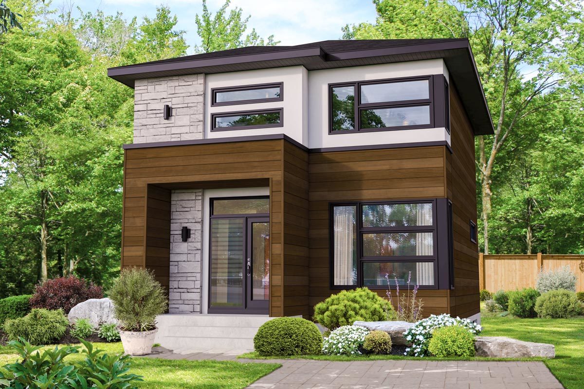 Compact Two-Story Northwest House Plan - 80898PM | Architectural ...