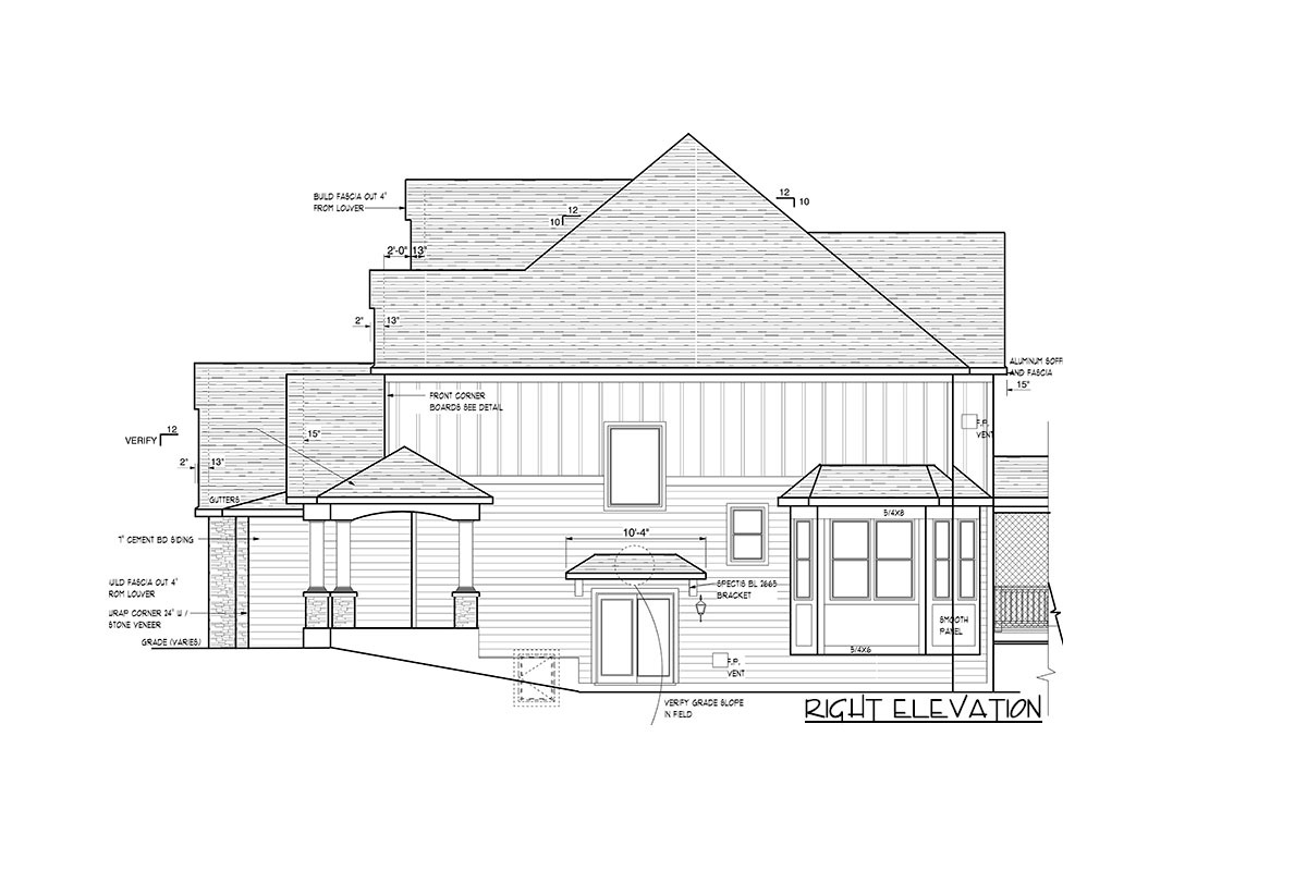 Modern Storybook Craftsman House Plan with 2-Story Great Room - 73377HS ...