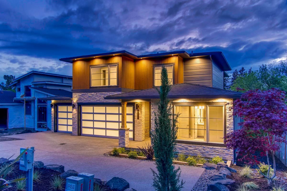 Modern House Plan With Finished Lower Level - 85223MS | Architectural ...