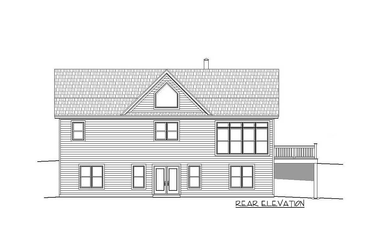 Dramatic House Plan with Vaulted Interior - 68521VR | Architectural ...
