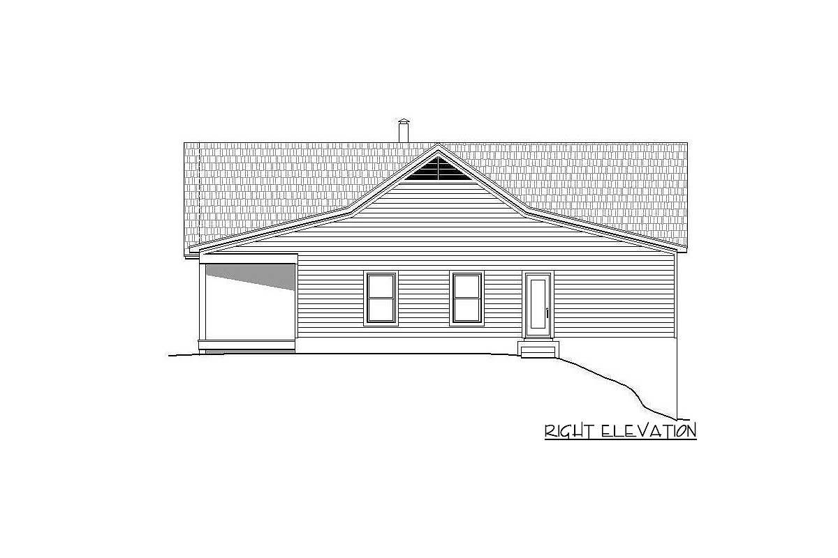 Dramatic House Plan with Vaulted Interior - 68521VR | Architectural ...