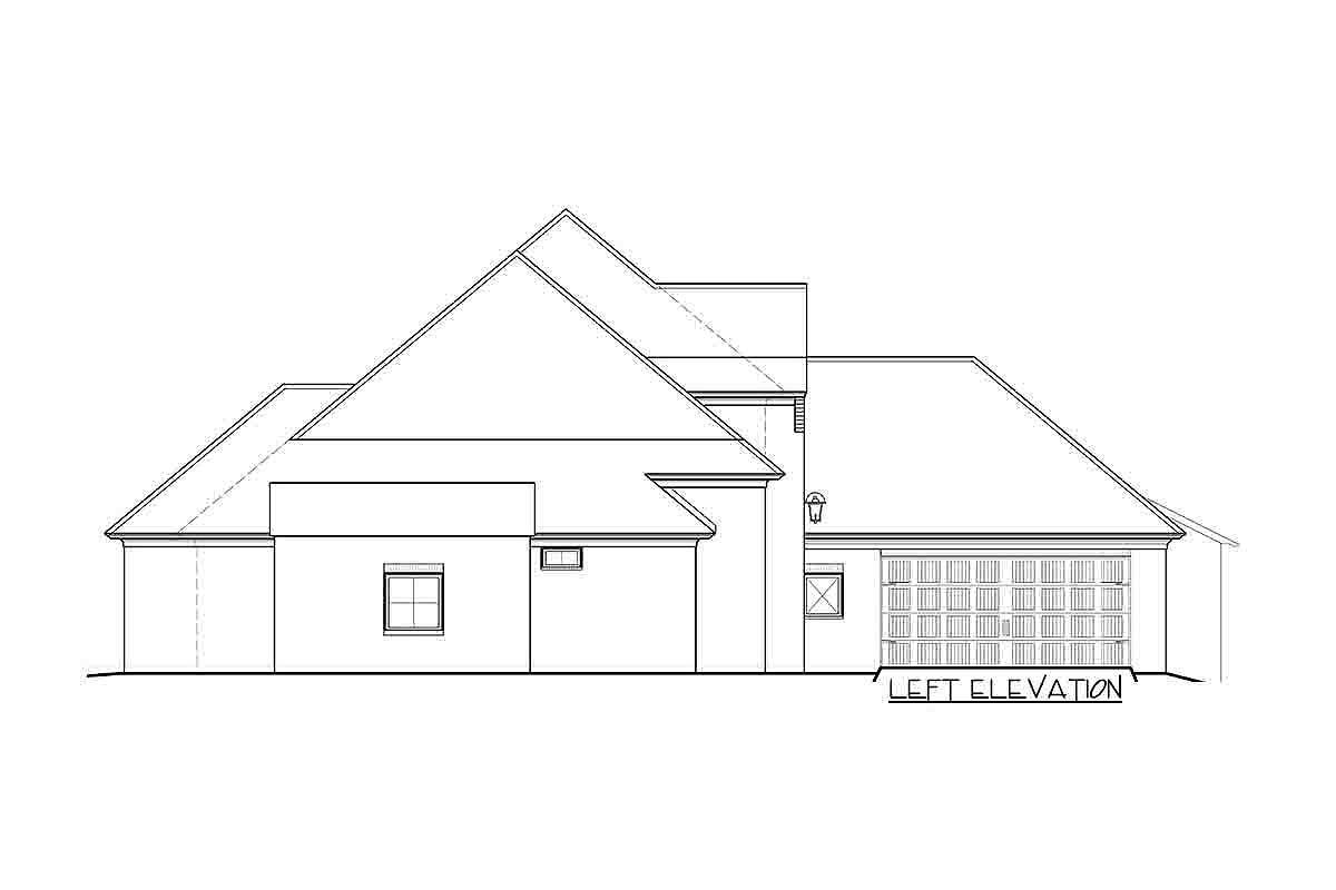 French Country House Plan with Open Floor Plan - 510018WDY ...