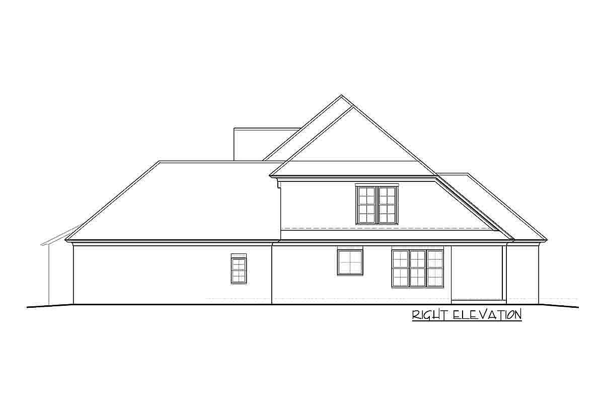 French Country House Plan with Open Floor Plan - 510018WDY ...