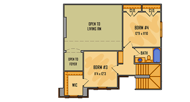 French Country House Plan with Open Floor Plan - 510018WDY ...