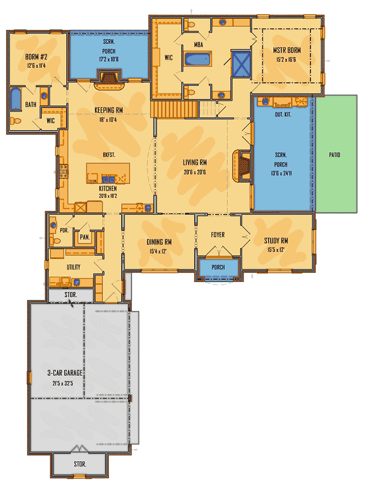Plan 510025WDY: Impressive Traditional House Plan