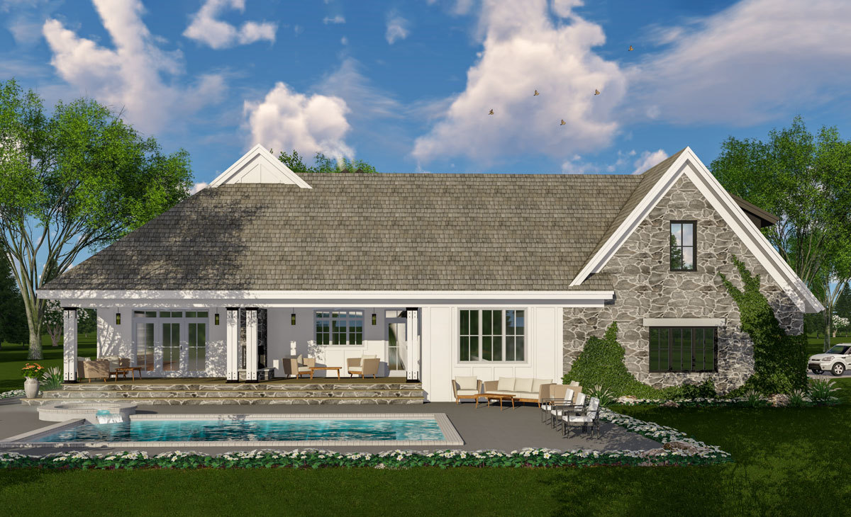Modern Farmhouse Perfection with Rustic Charm - 14664RK | Architectural ...