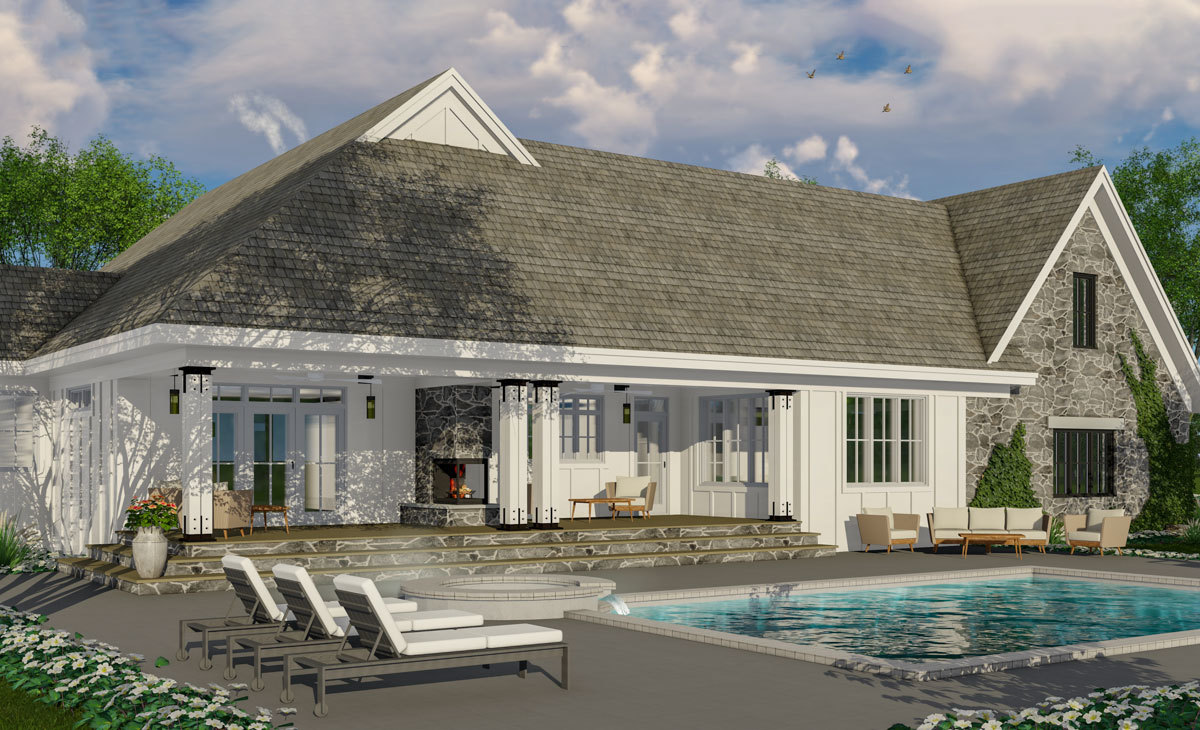 Modern Farmhouse Perfection with Rustic Charm - 14664RK | Architectural ...