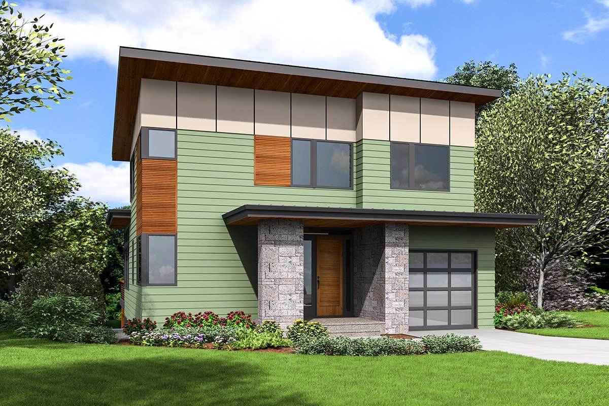 Modern House Plan with Flexible Lower Level - 69667AM | Architectural ...