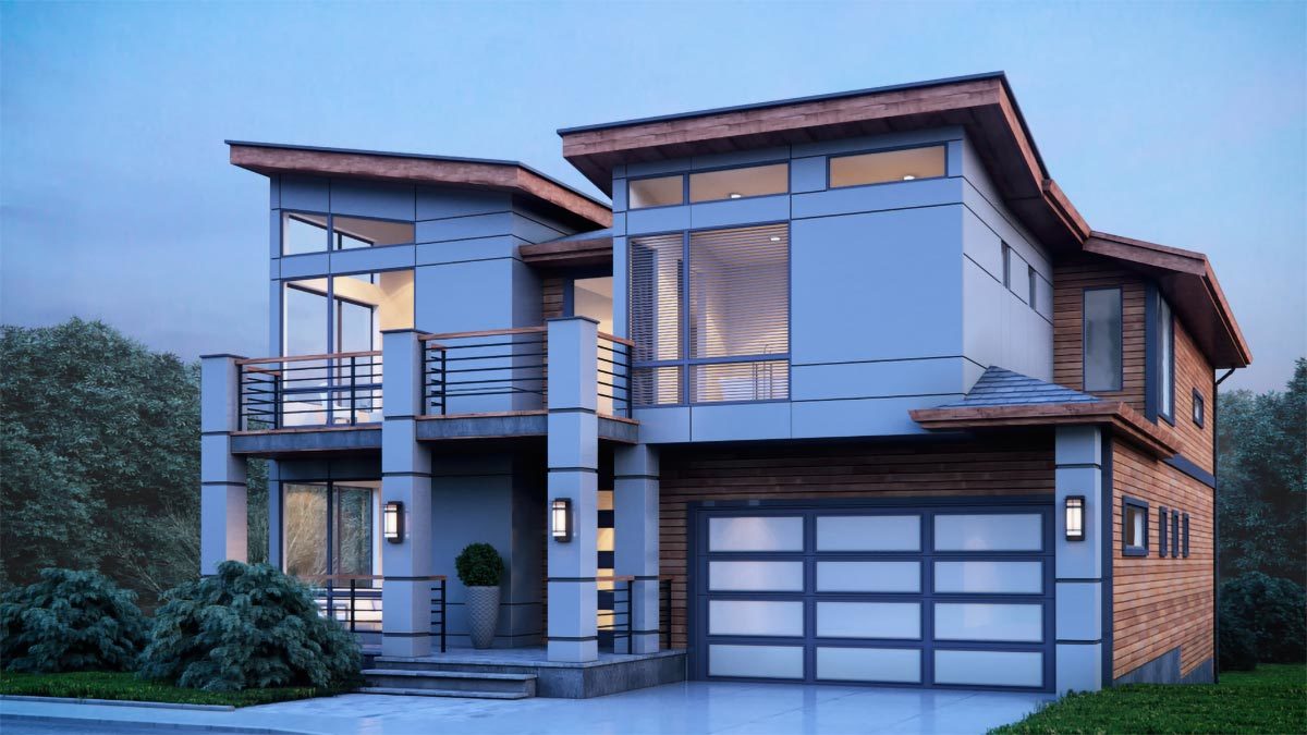 Bright and Airy Contemporary House Plan - 666027RAF | Architectural ...