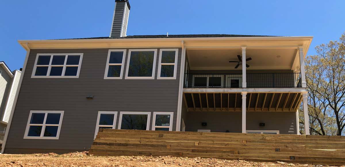 3-Bed House Plan for the Rear Sloping Lot with Views - 24378TW ...