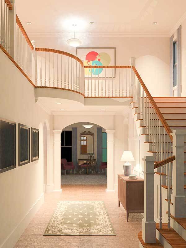 Victorian House Plan with Upstairs Sleeping Loft - 360016DK ...