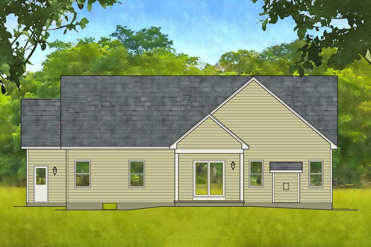 Versatile Single-Story Ranch Home Plan with Office - 790027GLV ...