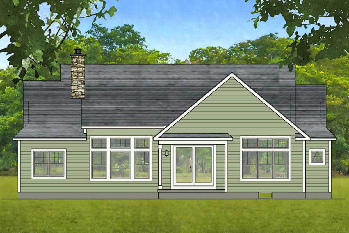 One-Story 3-Bed House Plan with Arts and Crafts Feel - 790035GLV ...