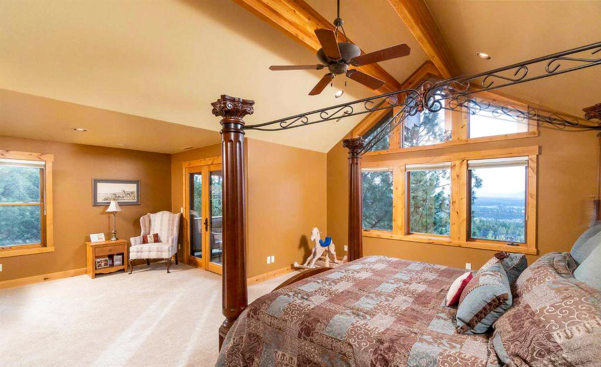 Lodge-Style House Plan with Attached Guest House - 85264MS ...
