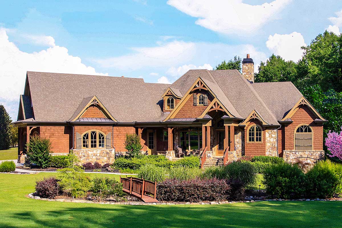 Curved Craftsman Porch