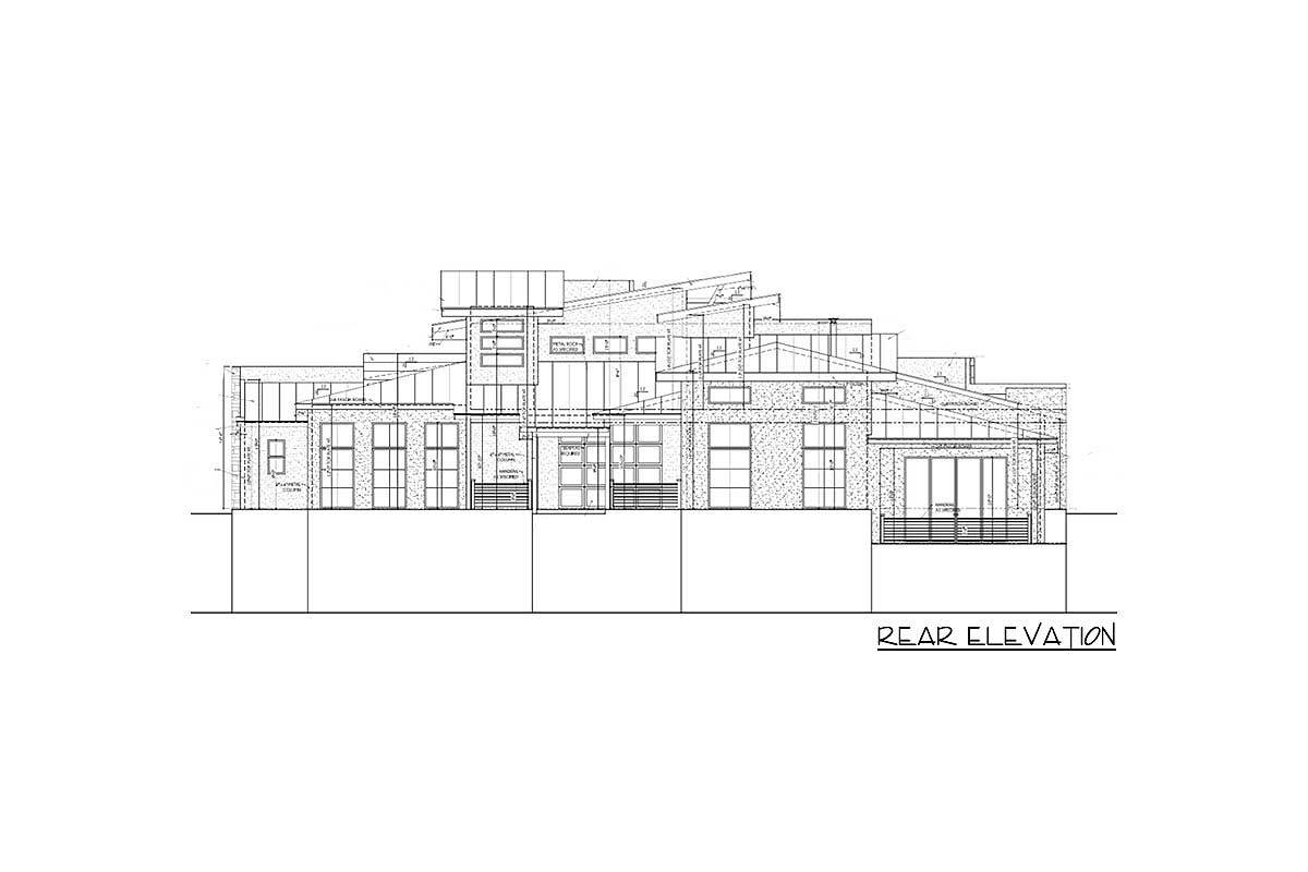 Eye-catching Contemporary House Plan with Covered Patio - 430043LY ...