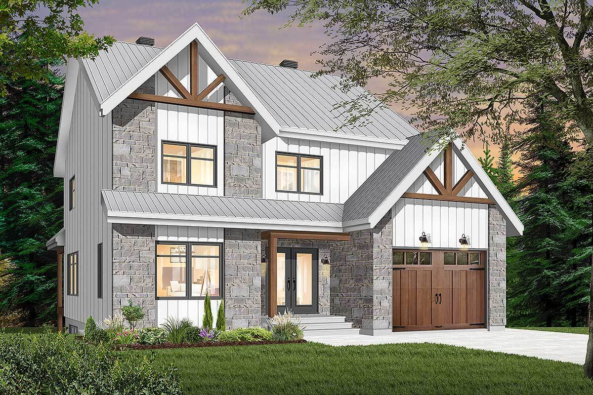 Modern Meets Country Meets Craftsman House Plan - 22531DR ...