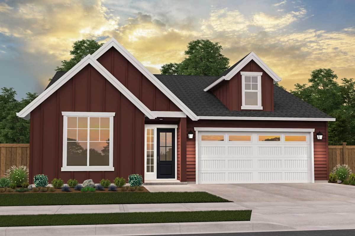 Small Modern Farmhouse Plan with Great Livability - 85286MS ...