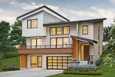 Cost-to-Build Report for Plan 69722AM: Contemporary Northwest House ...
