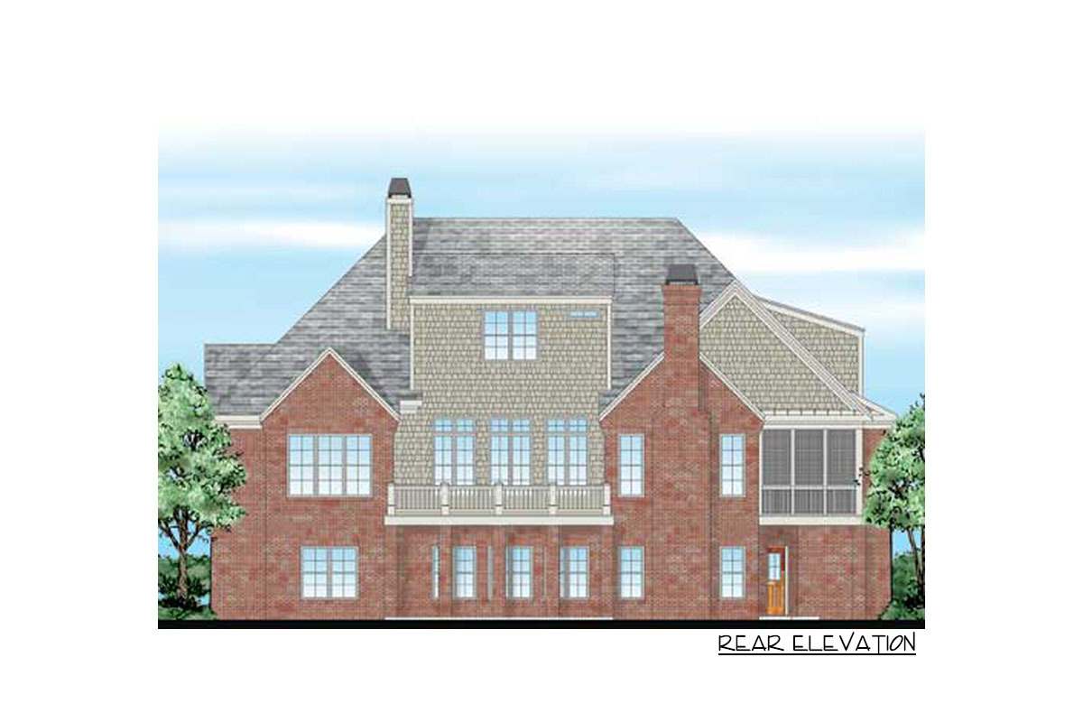 Two-Story French Country Home Plan with First-Floor Master - 710140BTZ ...