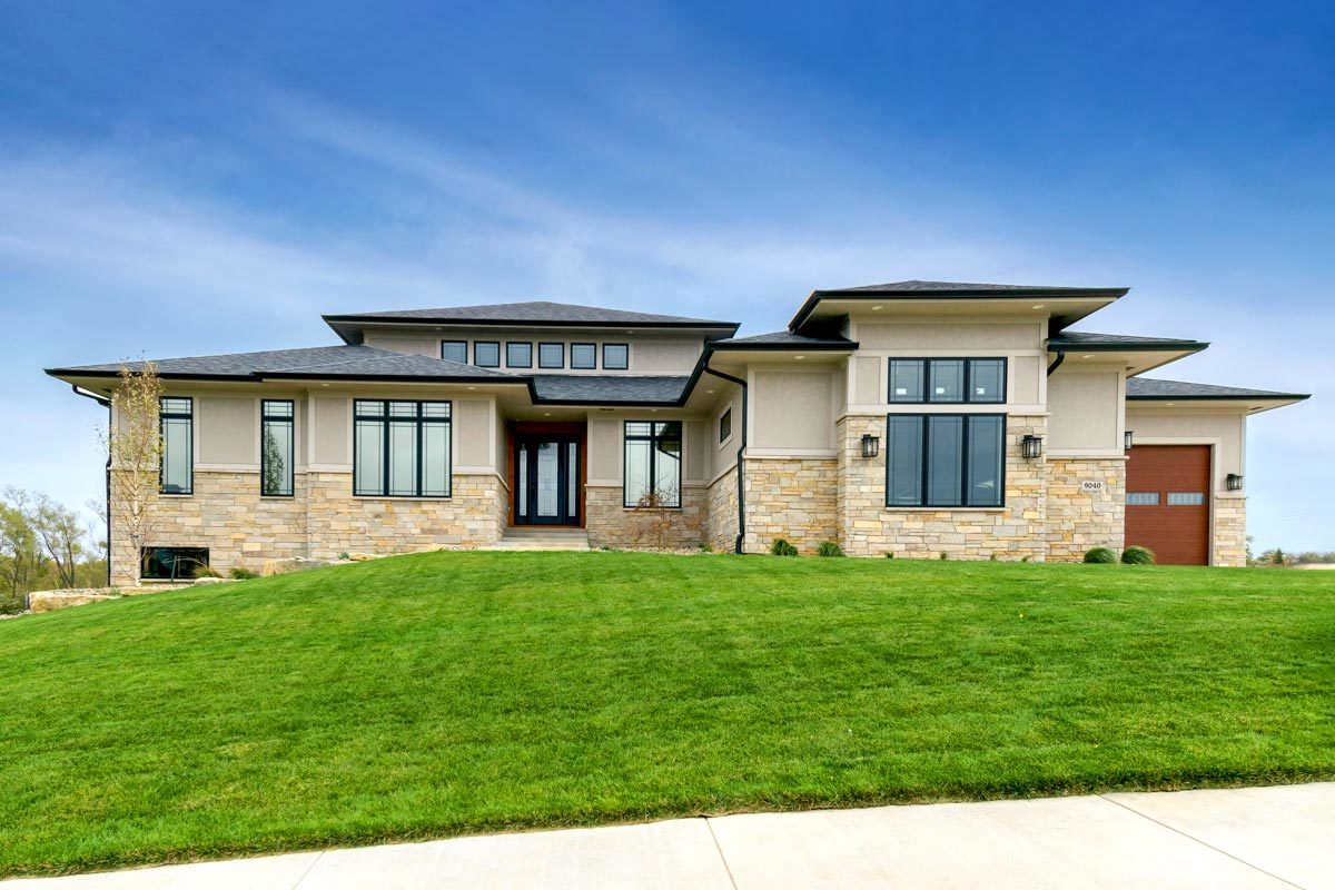 Modern Prairie-Style House Plan with Loft Overlook - 890112AH ...