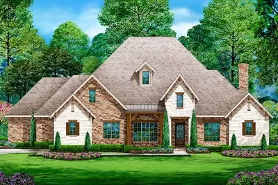 Cost-to-Build Report for Plan 36570TX: One-Level European House Plan ...