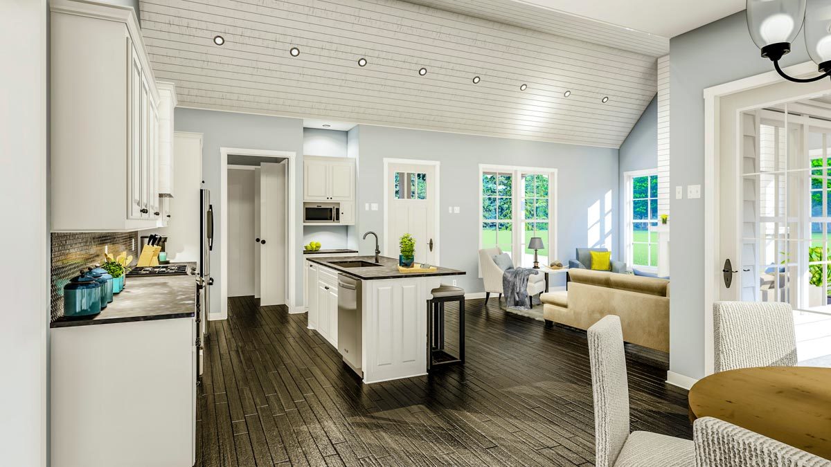 Gorgeous One-Level House Plan with Open-Concept Living - 62153V ...
