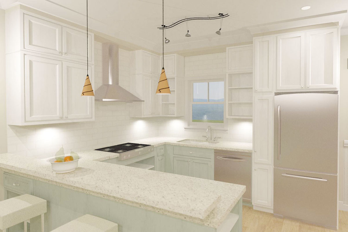 Cozy 2-Bed Cottage Plan with Second-Level Bedrooms - 765014TWN ...