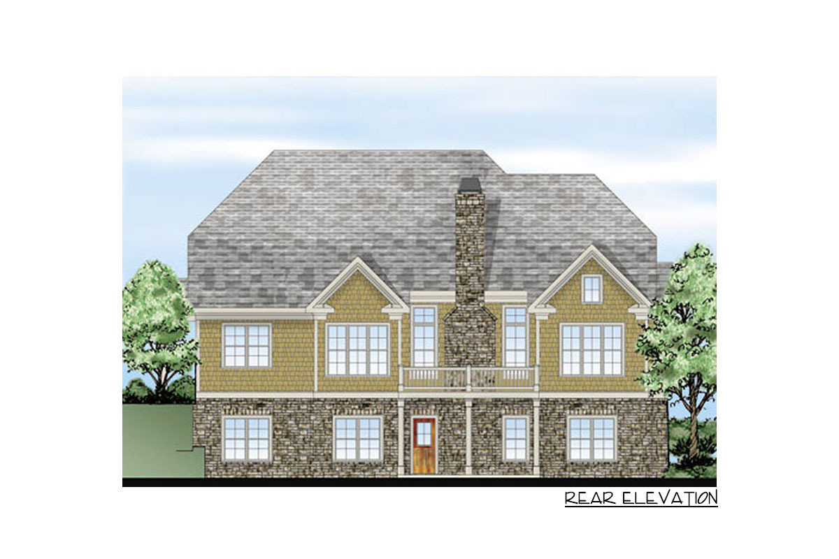 4-Bed House Plan Perfectly Suited for a Corner Lot - 710283BTZ ...
