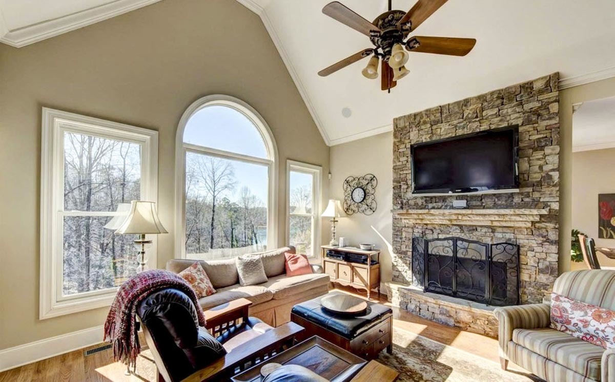 Stunning Traditional House Plan with Two-story Family Room - 24402TW ...