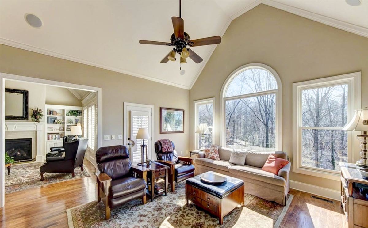 Stunning Traditional House Plan with Two-story Family Room - 24402TW ...