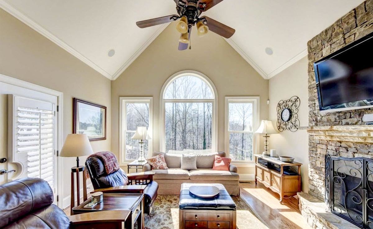 Stunning Traditional House Plan with Two-story Family Room - 24402TW ...